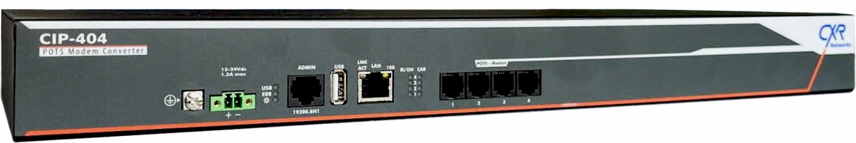 CIP-404 IP Gateway with 4 modems - CXR
