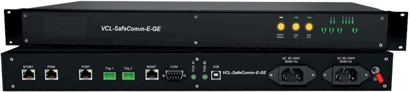 VCL-SAFECOMM-E-GE 1+1 Automatic Ethernet Failover / AB / Fallback ...